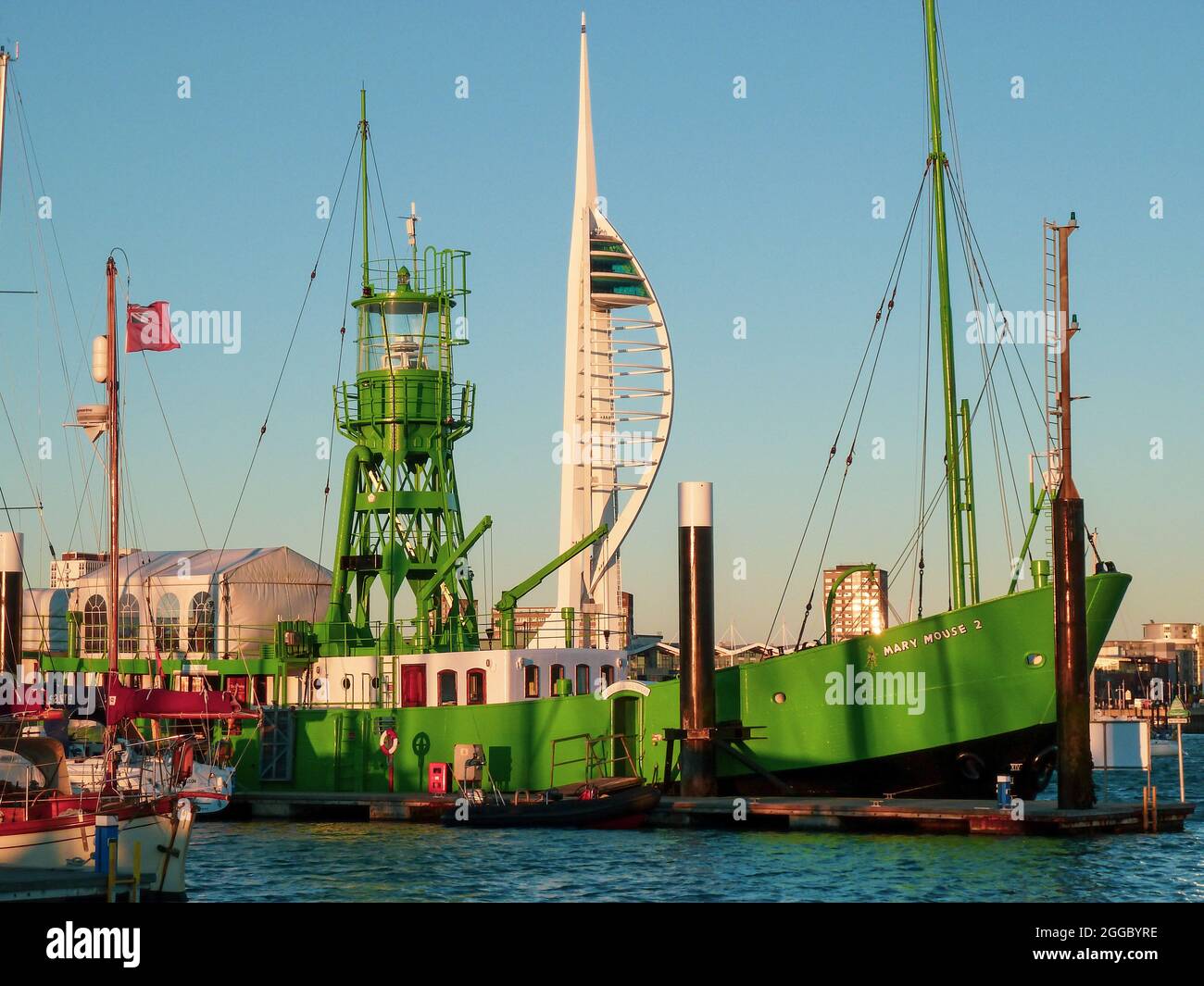 Mary Mouse 2. Trinity's Lightship restaurant at Haslar Marina, Haslar ...