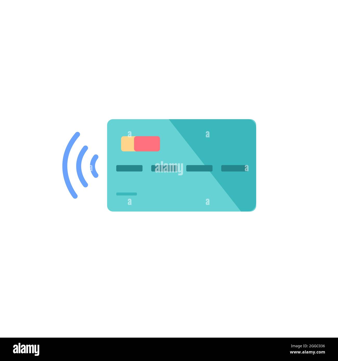 Flat cartoon payment card,vector illustration concept Stock Vector ...