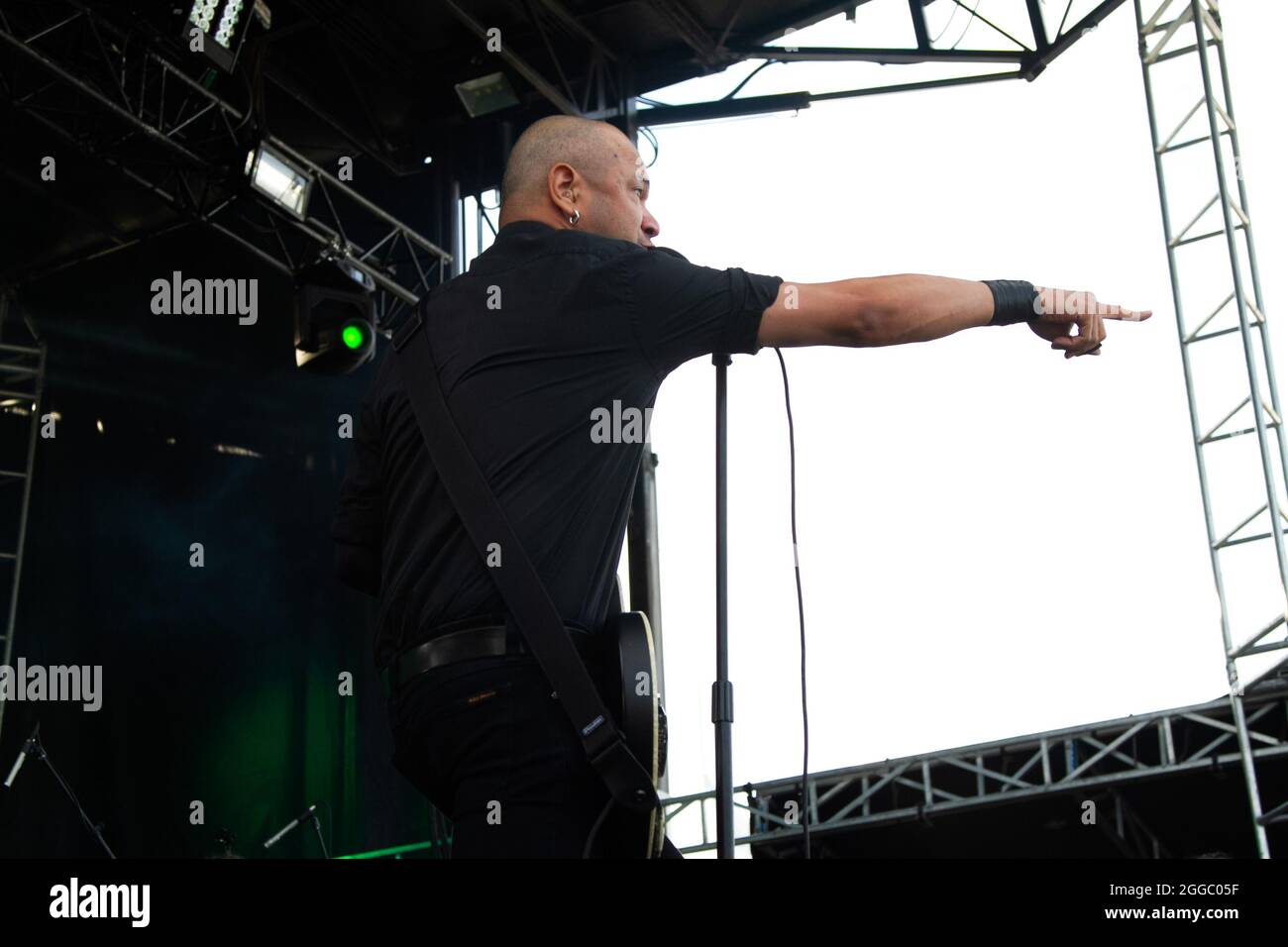 Rock Band Danko Jones performs during the Together Again YEG Festival ...