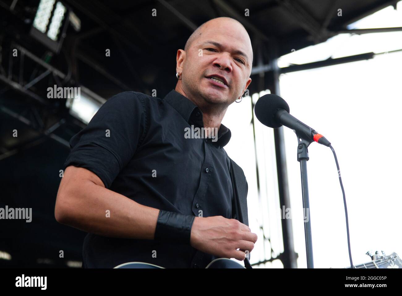 Rock Band Danko Jones performs during the Together Again YEG Festival ...