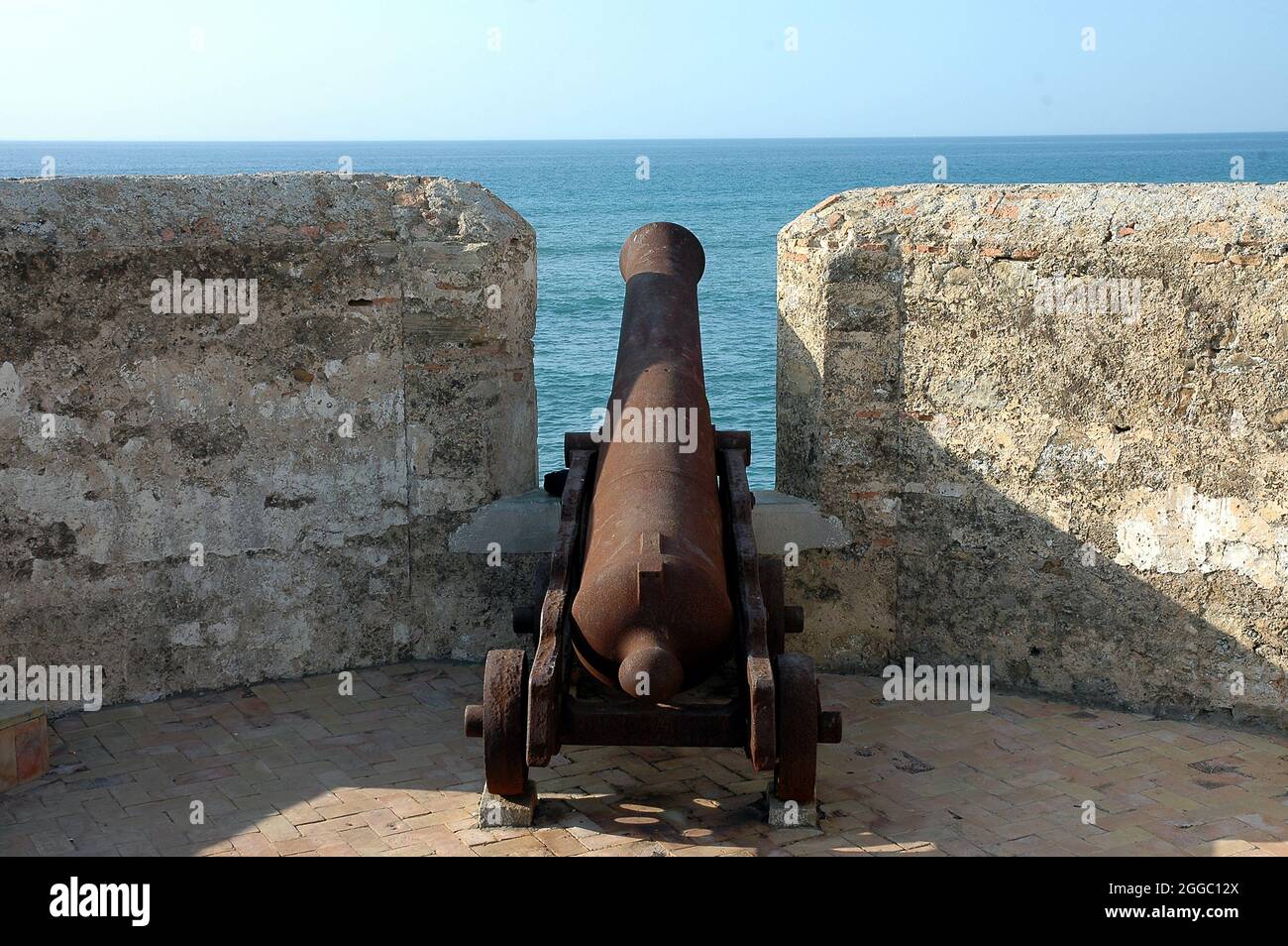 Old brass cannon in Morocco north of Africa Stock Photo - Alamy