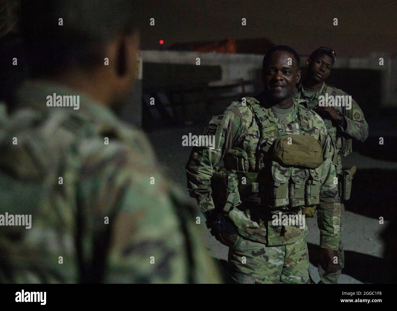 Command Sgt. Maj. David Pitt, the 82nd Airborne Division's senior ...