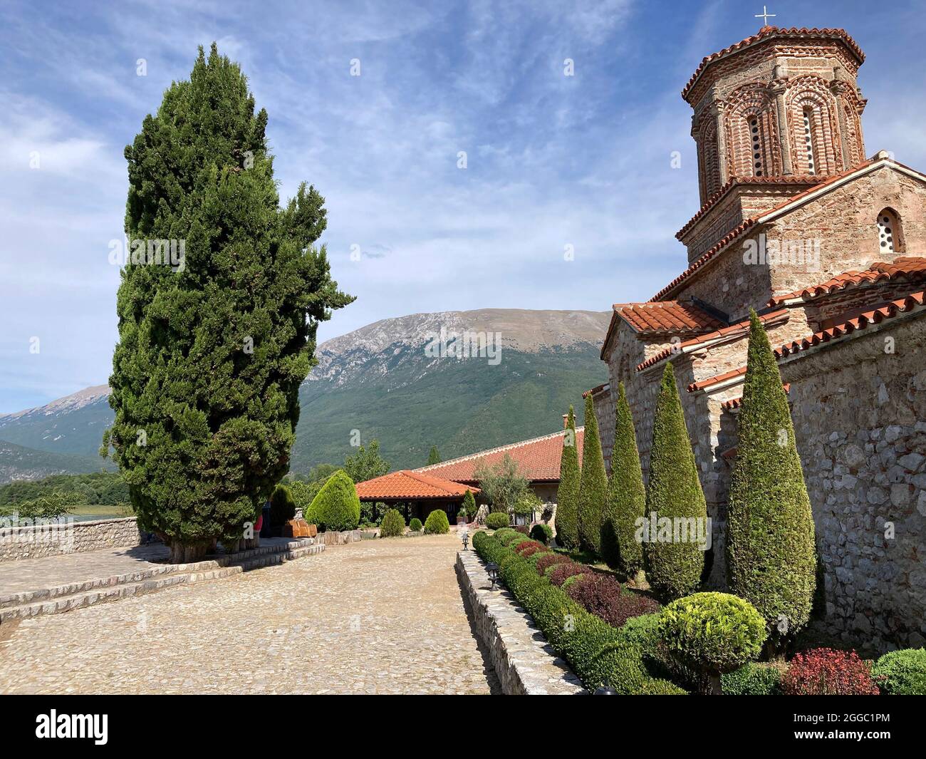 Monastery of Saint Naum on Lake Ohrid in Macedonia Stock Photo - Alamy