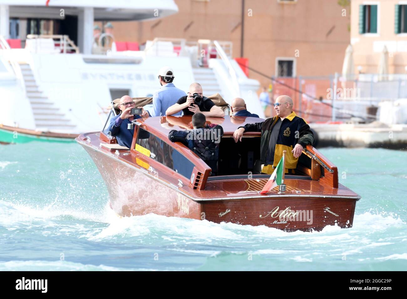 Venice, Italy. 30th Aug, 2021. Venice, Dolce & Gabbana event, Vin ...