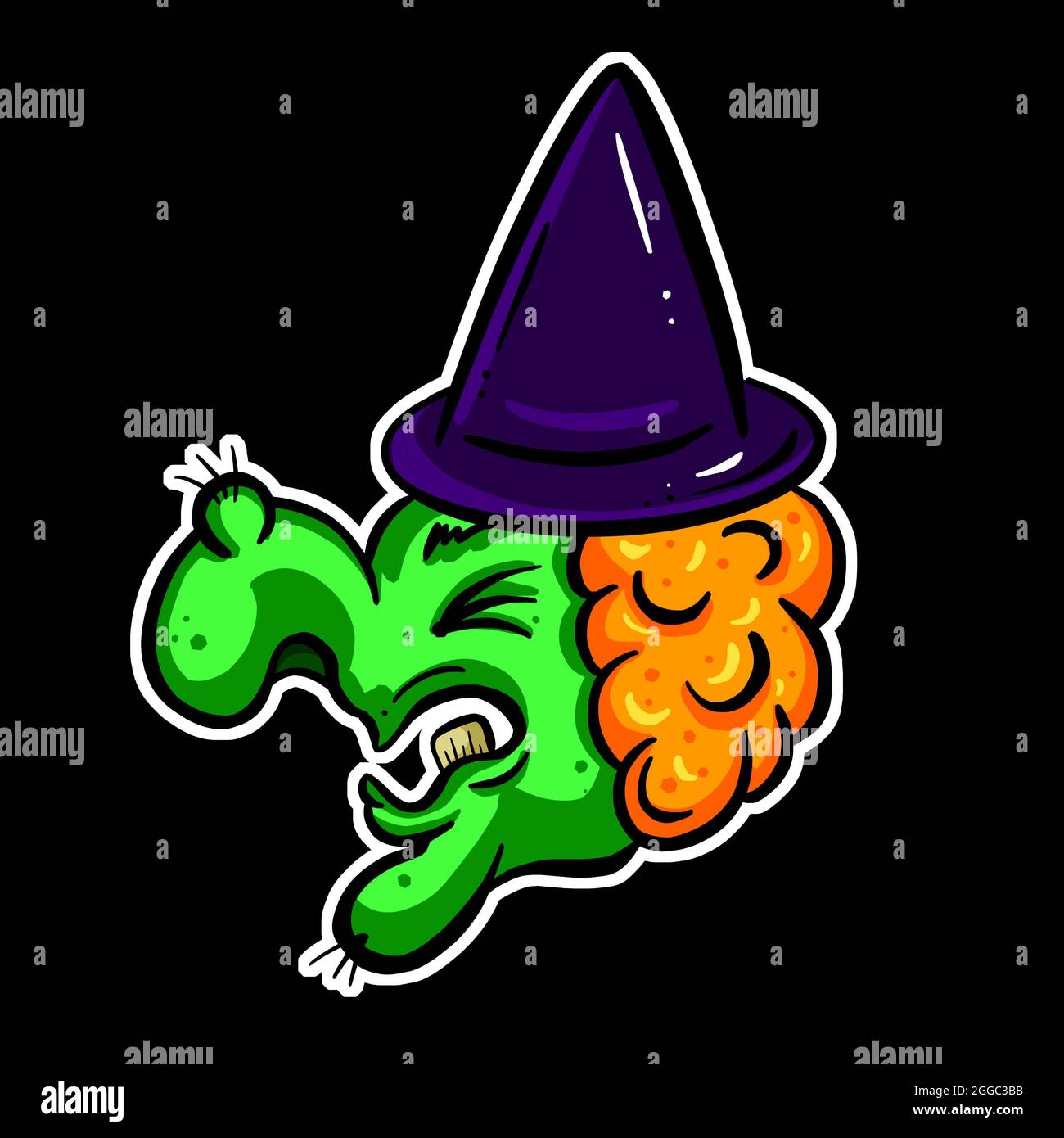 Cartoon face and wart hi-res stock photography and images - Alamy