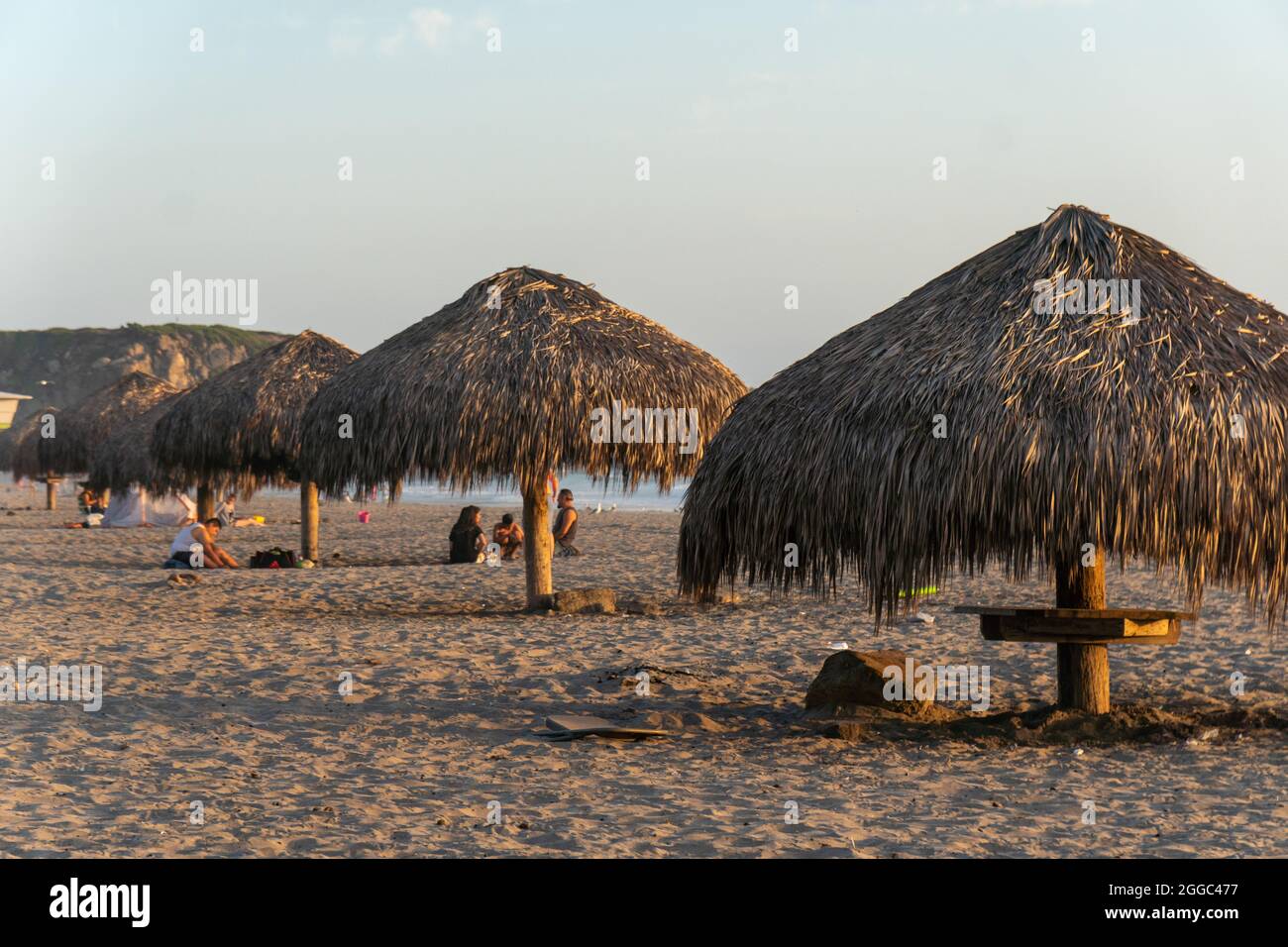 Beautiful sunset at a beautiful beach in Baja California, Mexico Stock ...