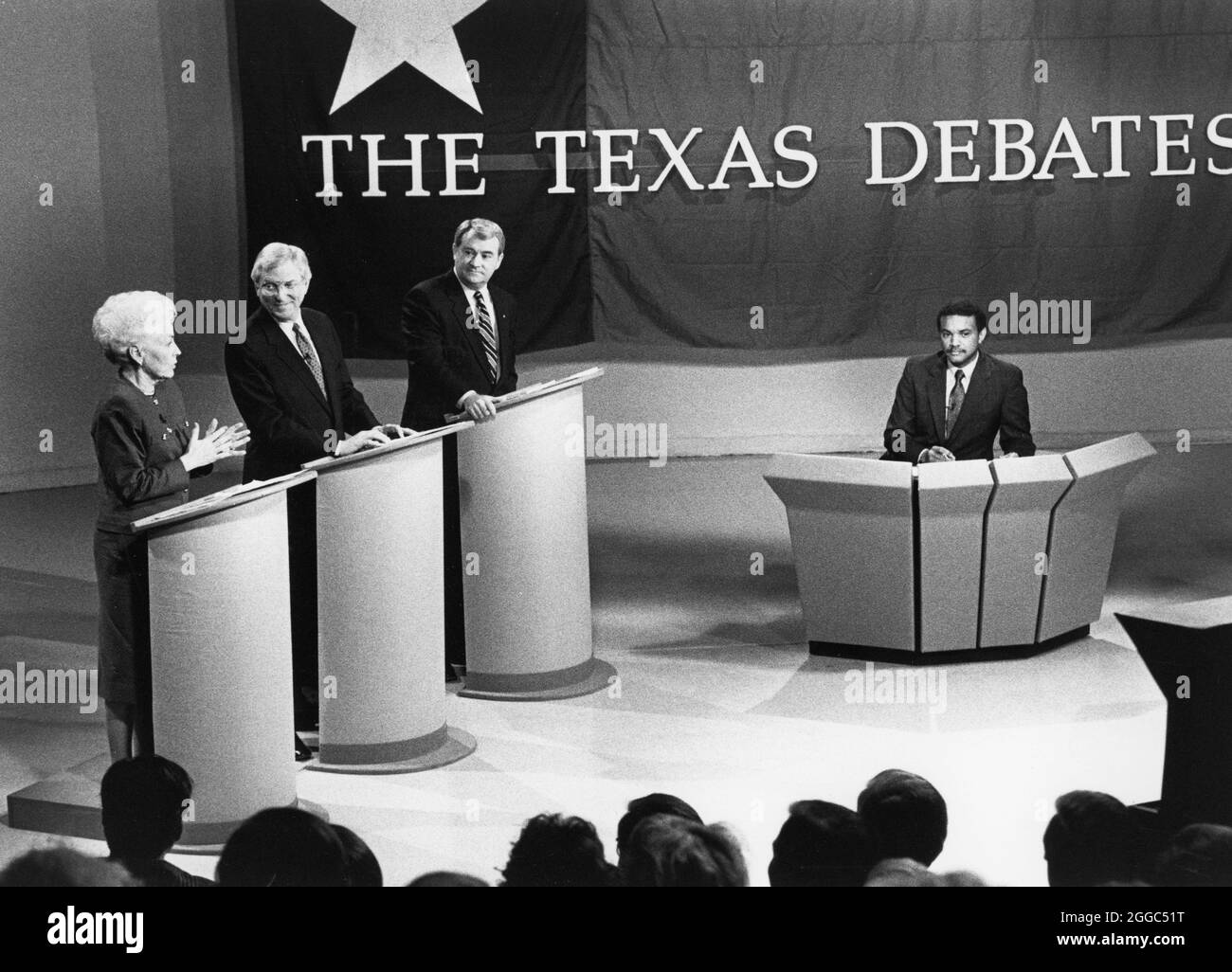 Dallas Texas USA, 1990: Candidates for the Democratic nomination for ...