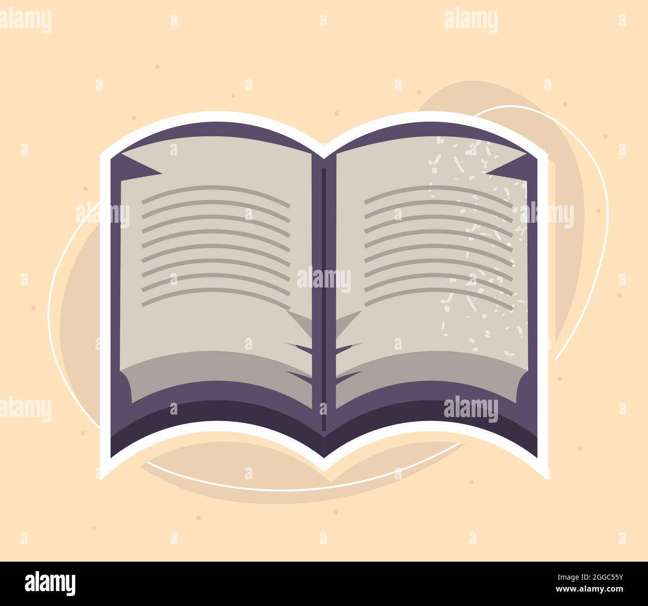antique book cartoon Stock Vector Image & Art - Alamy