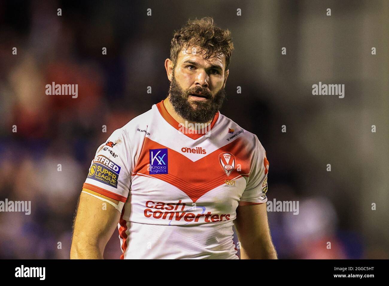 Alex Walmsley (8) of St Helens during the game Stock Photo - Alamy