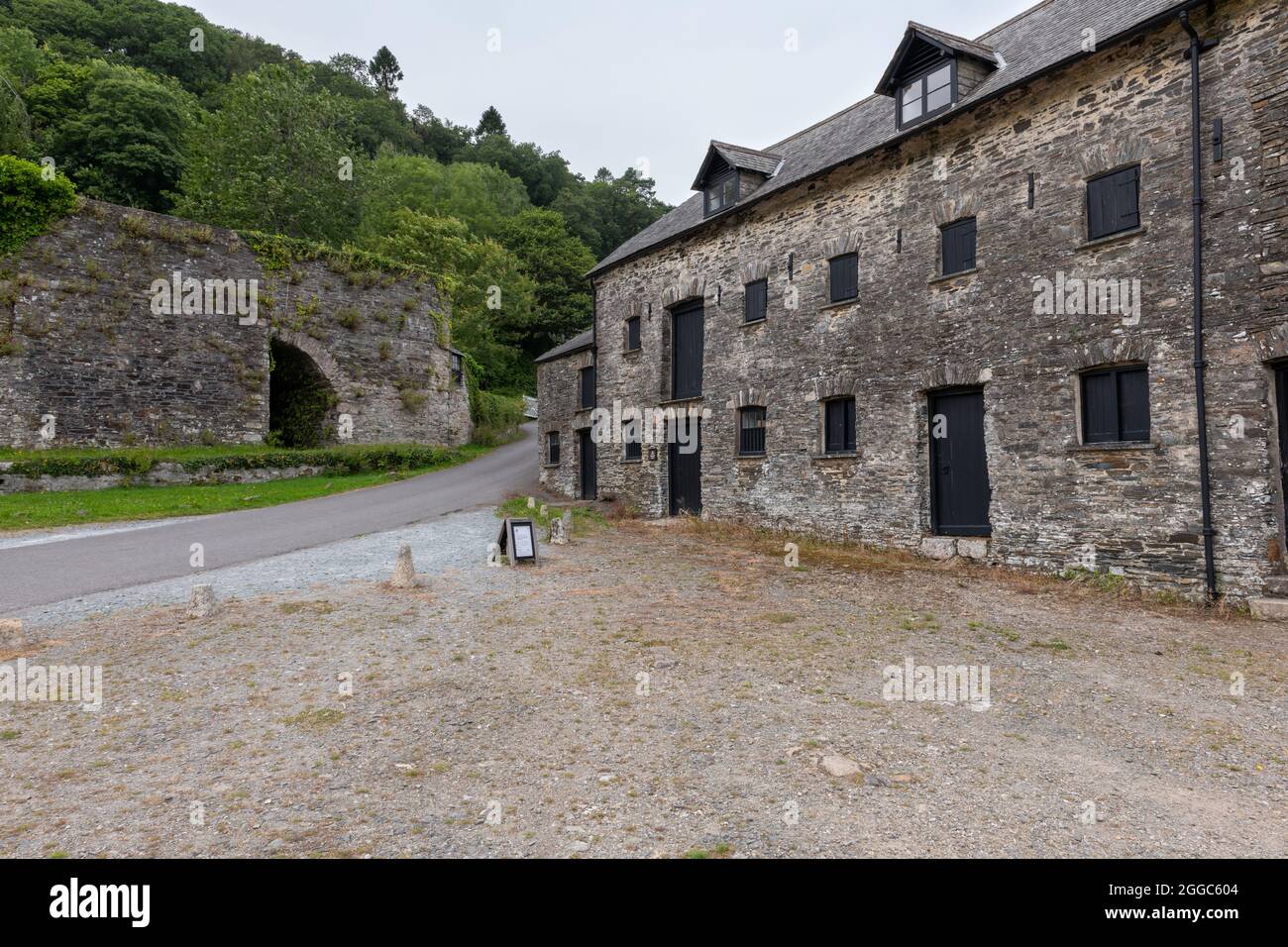 Cotehele quay.Cornwall.United Kingdom.July 23rd 2021.The Discovery ...