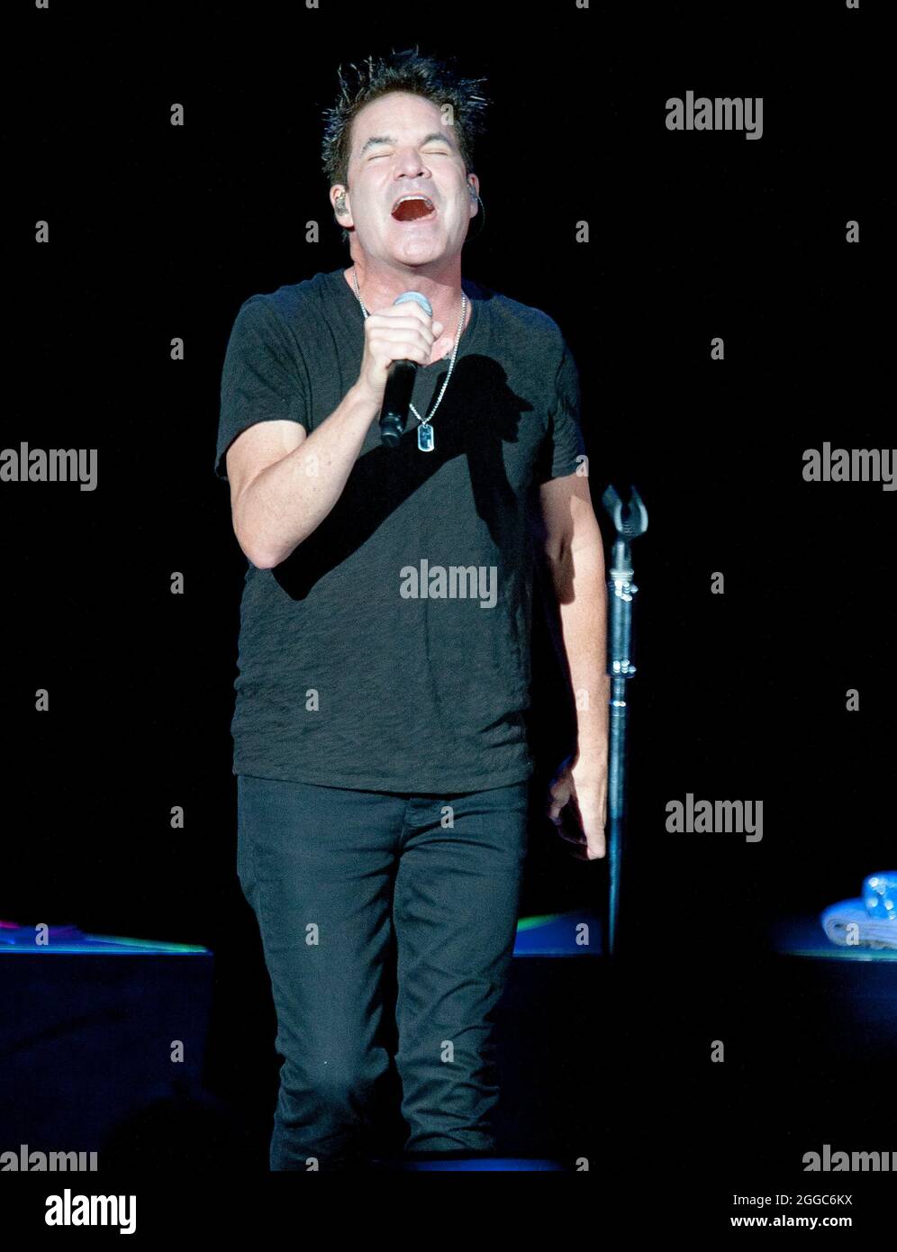 August 10, 2021 - Wilmington, North Carolina; USA - Singer PAT MONAHAN ...
