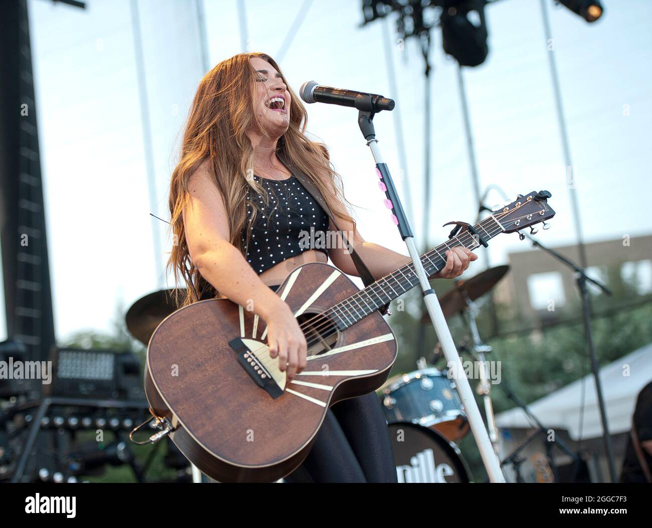 August 21, 2021 - Raleigh, North Carolina; USA - Musician TENILLE ...