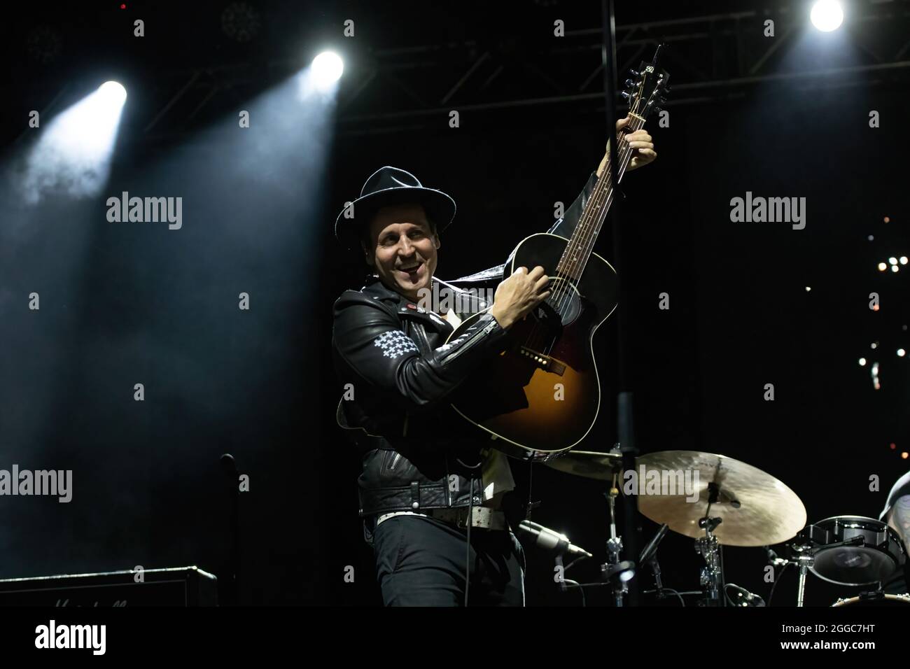 Edmonton, Canada. 29th Aug, 2021. Raine Maida lead Singer of Our Lady ...
