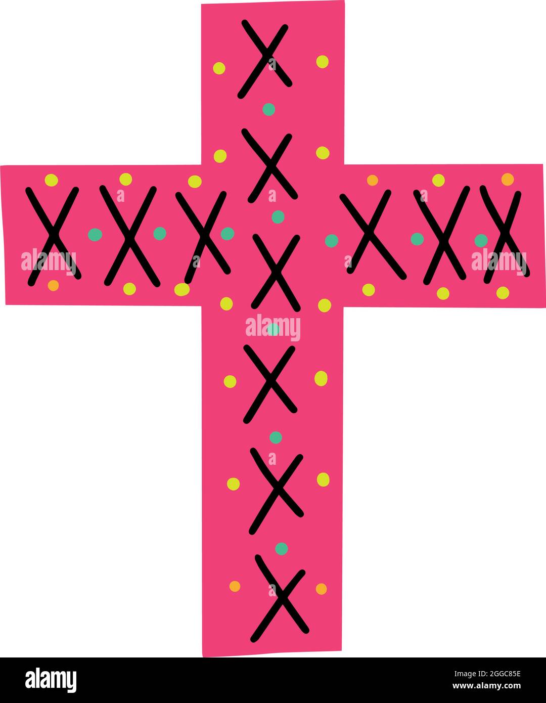 Pink Cross Wallpaper