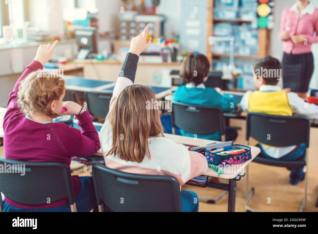 Primary school classroom no people hi-res stock photography and images ...