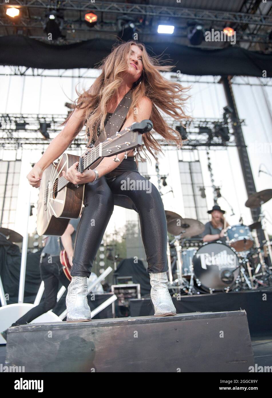 August 21, 2021 - Raleigh, North Carolina; USA - Musician TENILLE ...