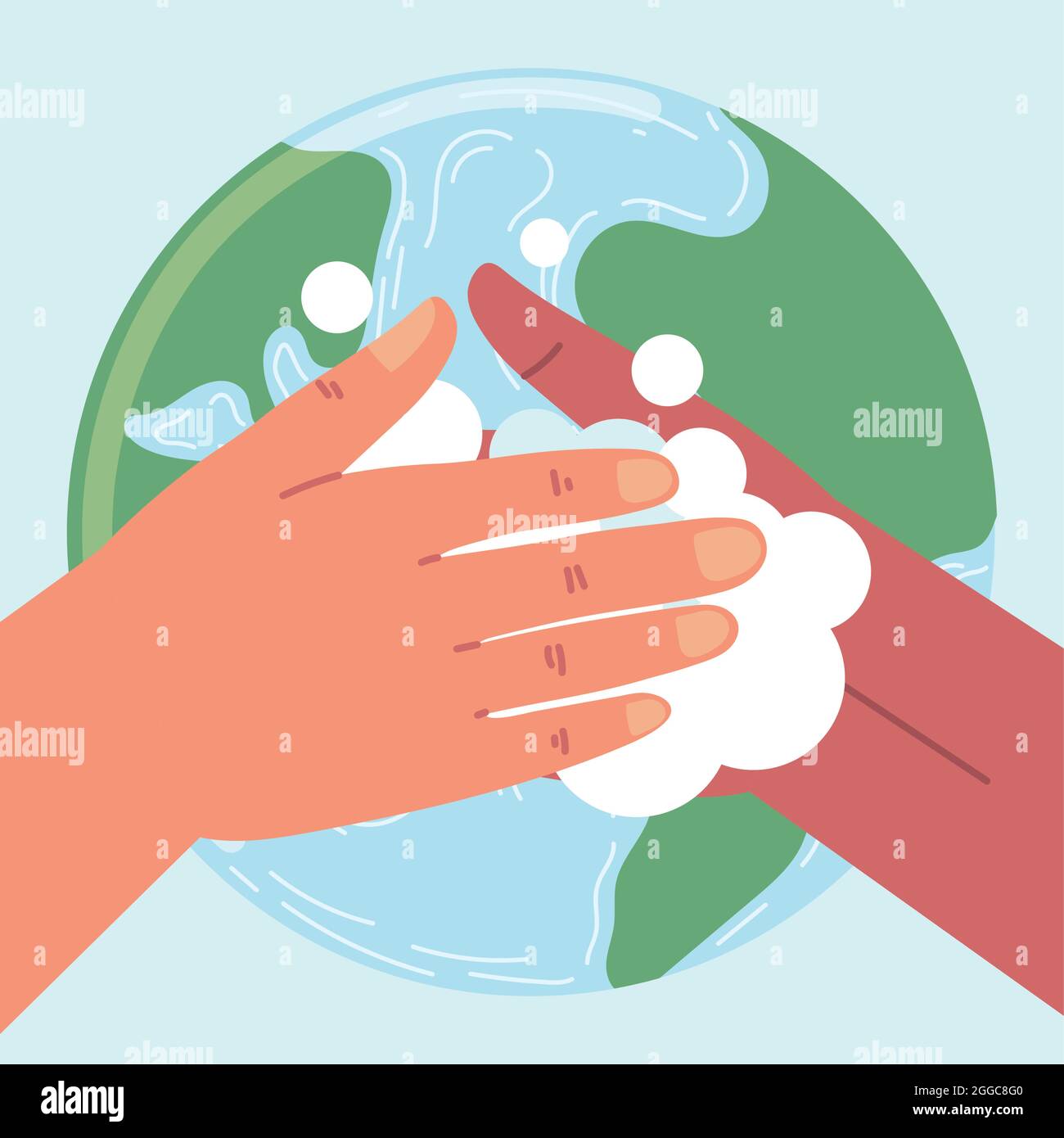 world handwashing theme Stock Vector Image & Art - Alamy