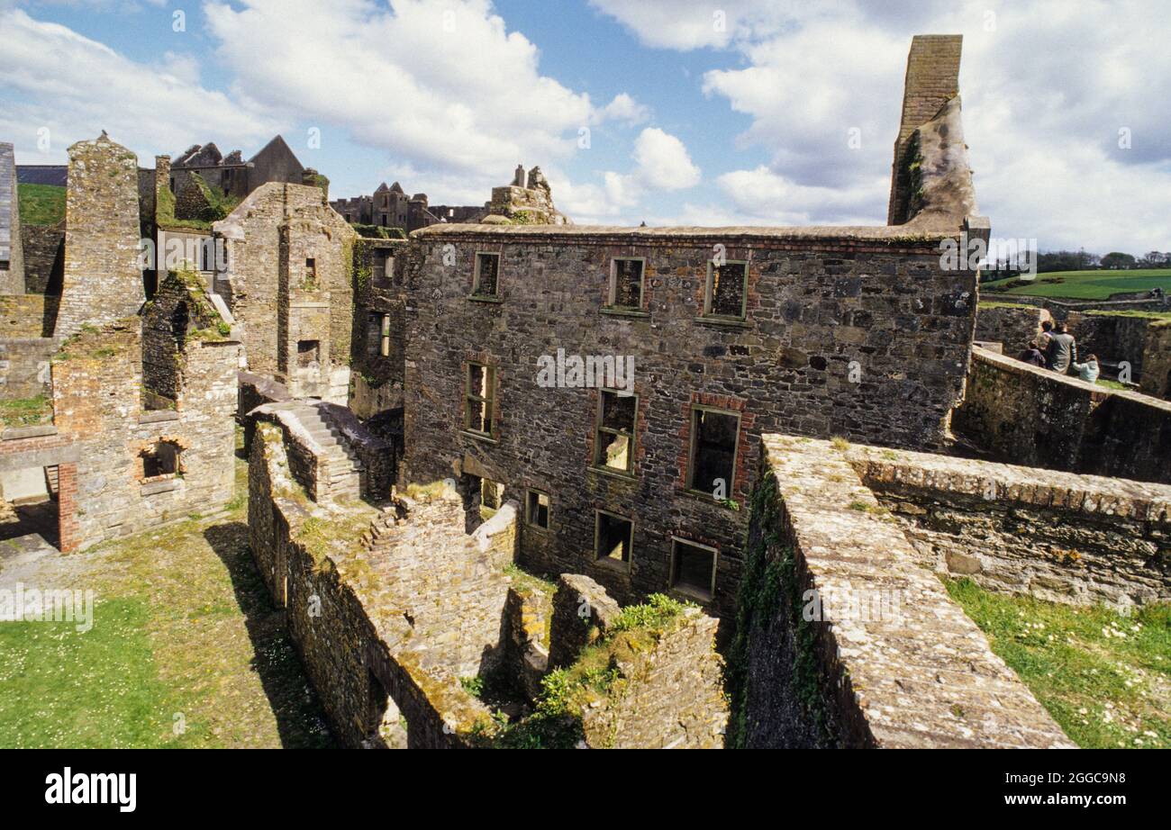 Former garrison buildings inside the fortress: Charles Fort once ...