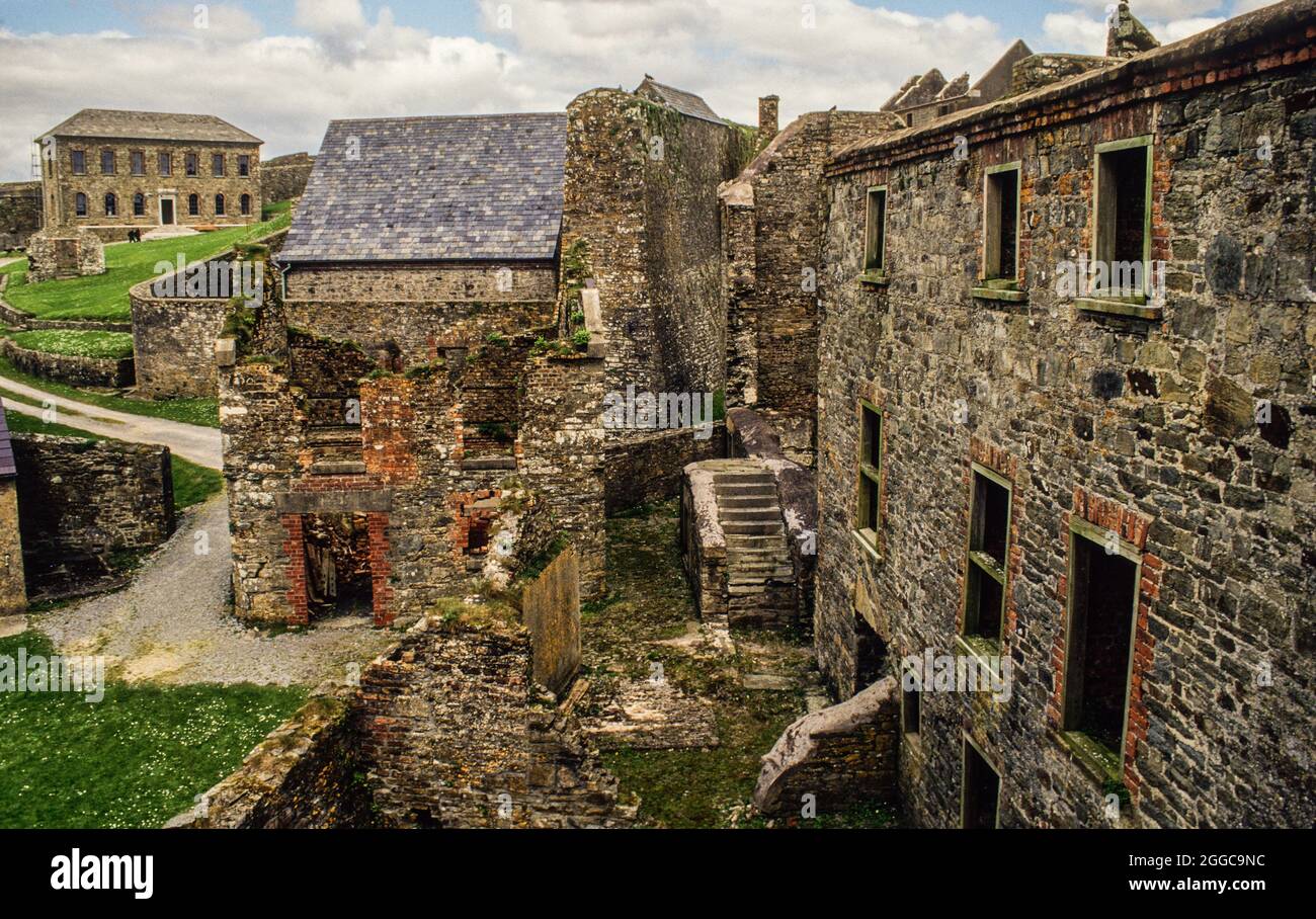 Former garrison buildings inside the fortress: Charles Fort once ...
