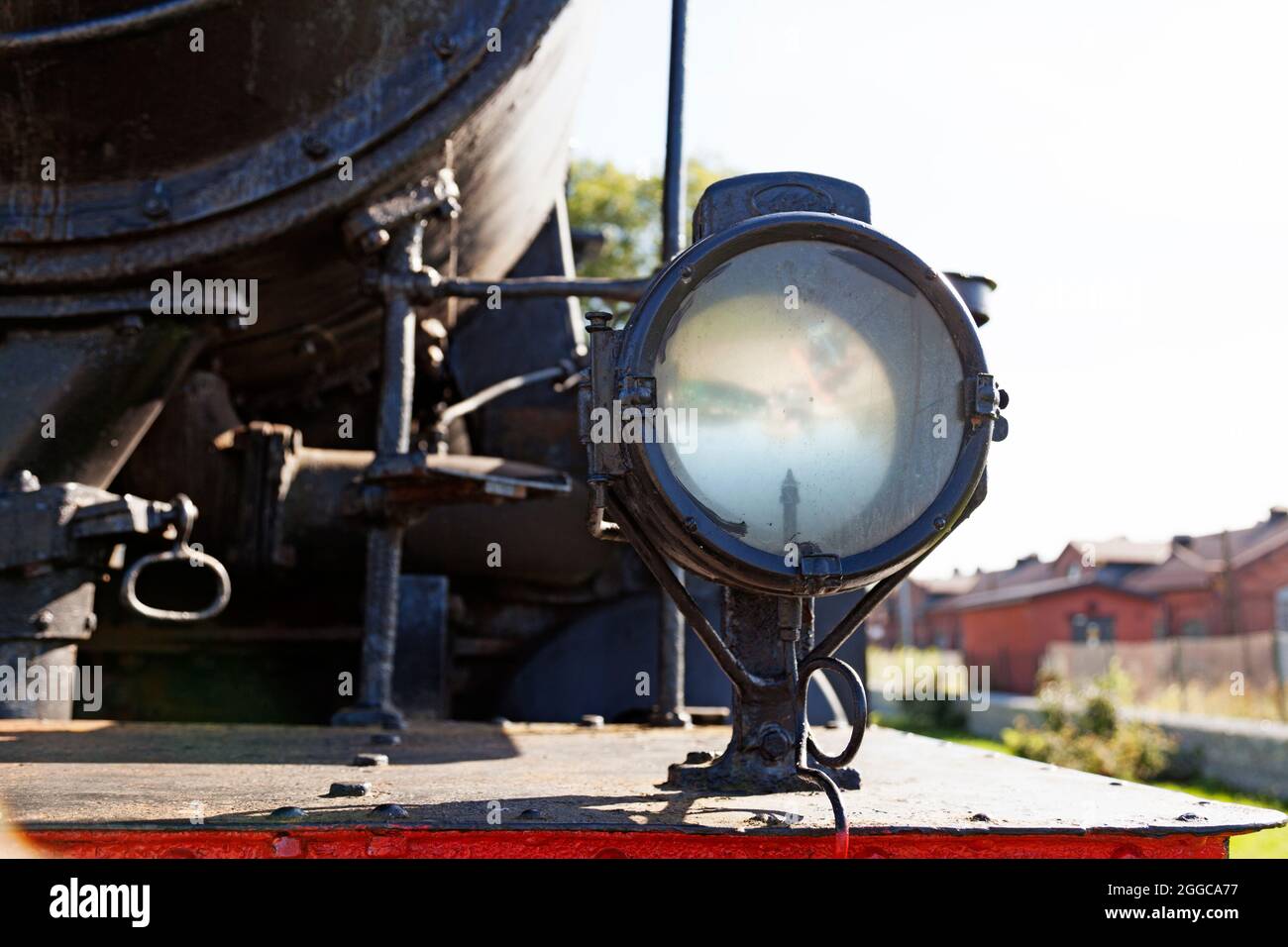 light for an old steam locomotive Stock Photo - Alamy