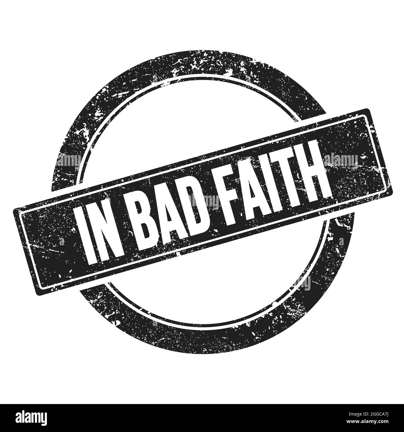 In bad faith stamp hi-res stock photography and images - Alamy