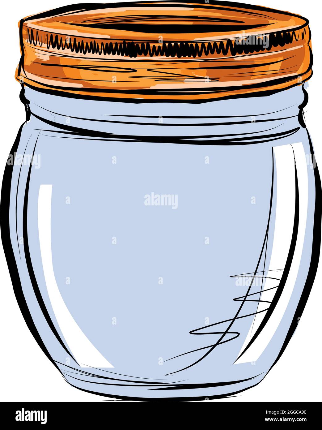 Full And Empty Jar Clipart