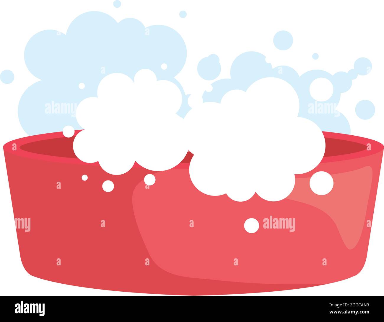 red bath for pets Stock Vector Image & Art - Alamy