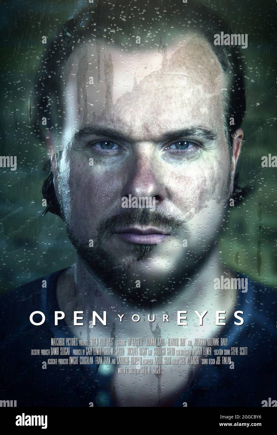 OPEN YOUR EYES, poster, Ry Barrett, 2021. © Gravitas Ventures ...