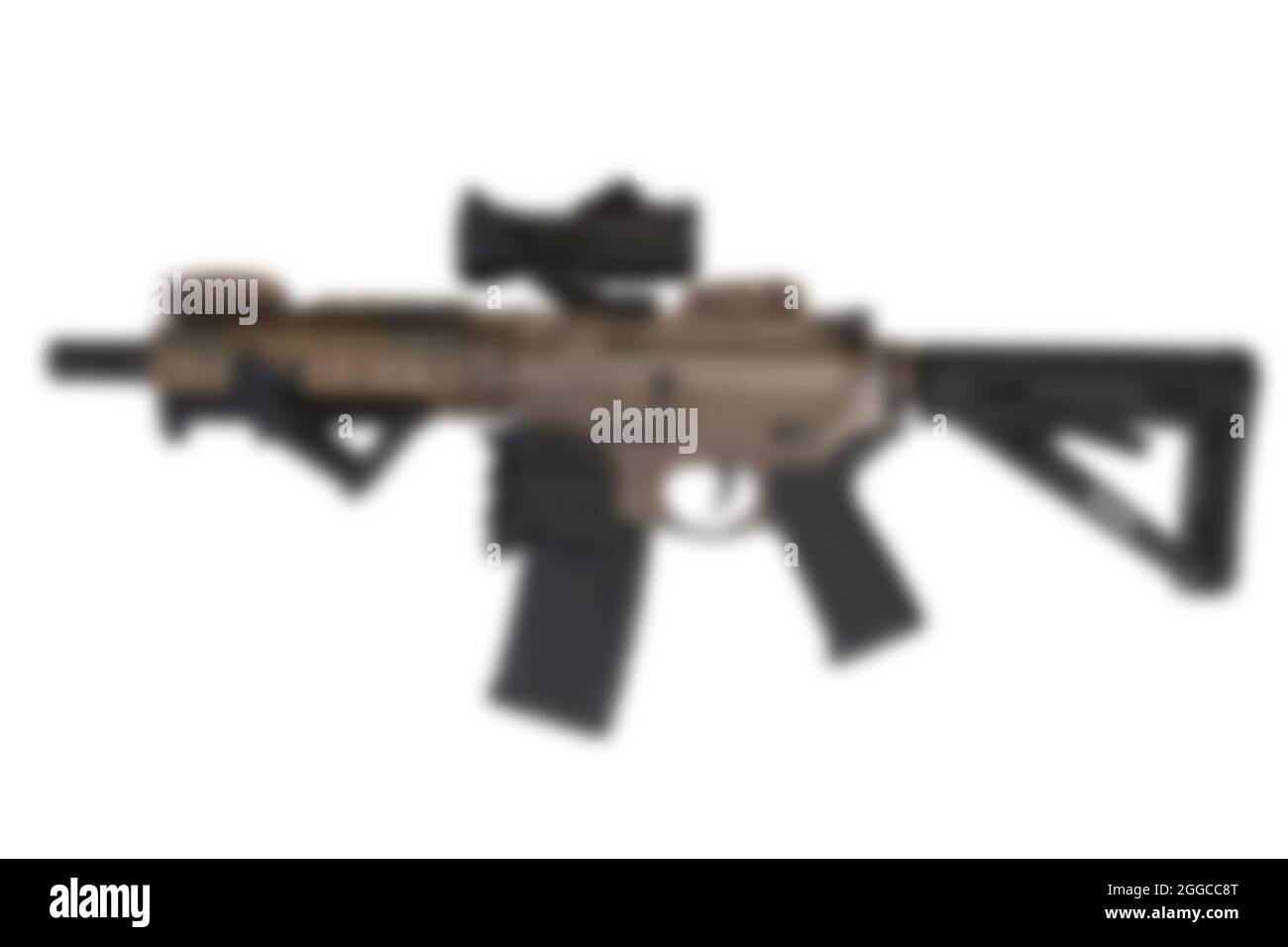 The variocolored blurred image of special forces rifle Stock Photo - Alamy