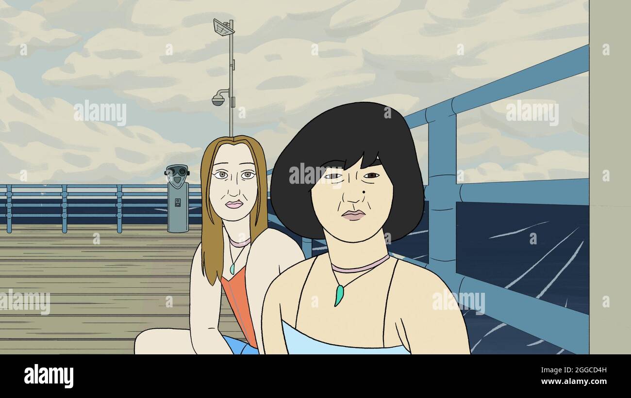 PEN15, from left: Anna Kone (voice: Anna Konkle), Maya Ishii-Peters ...