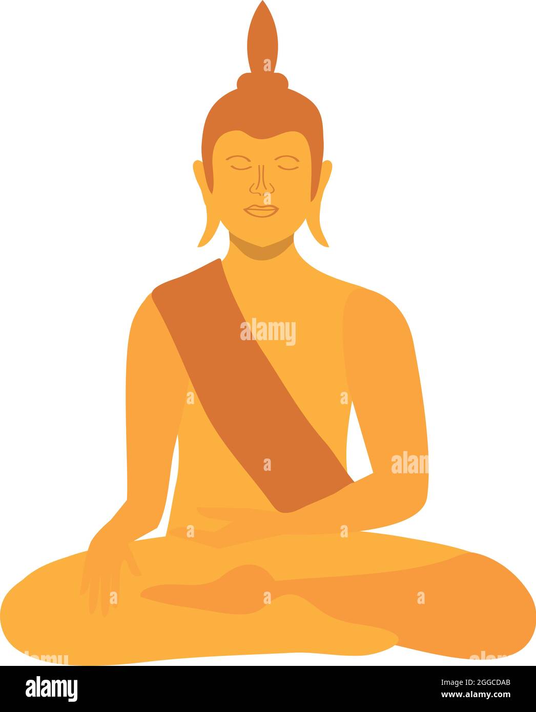 Buddha structure Stock Vector Images - Alamy