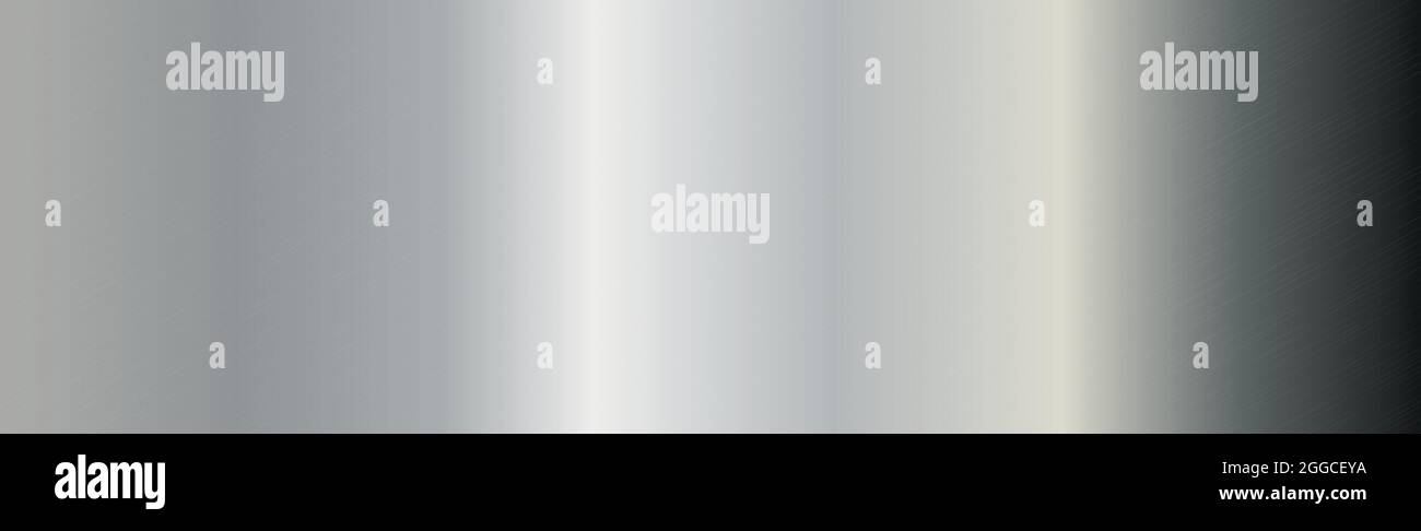 Background texture of silver metal with highlights - Vector ...