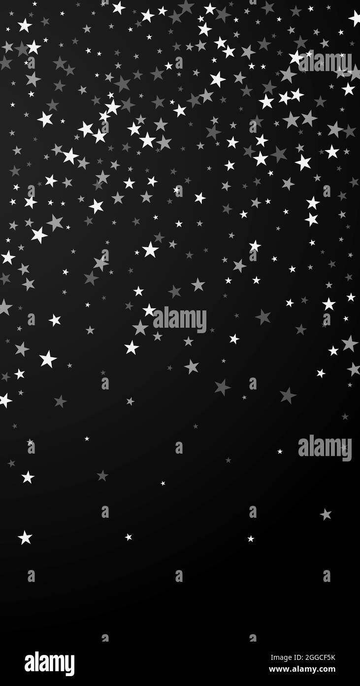 Random falling stars Christmas background. Subtle flying snow flakes ...