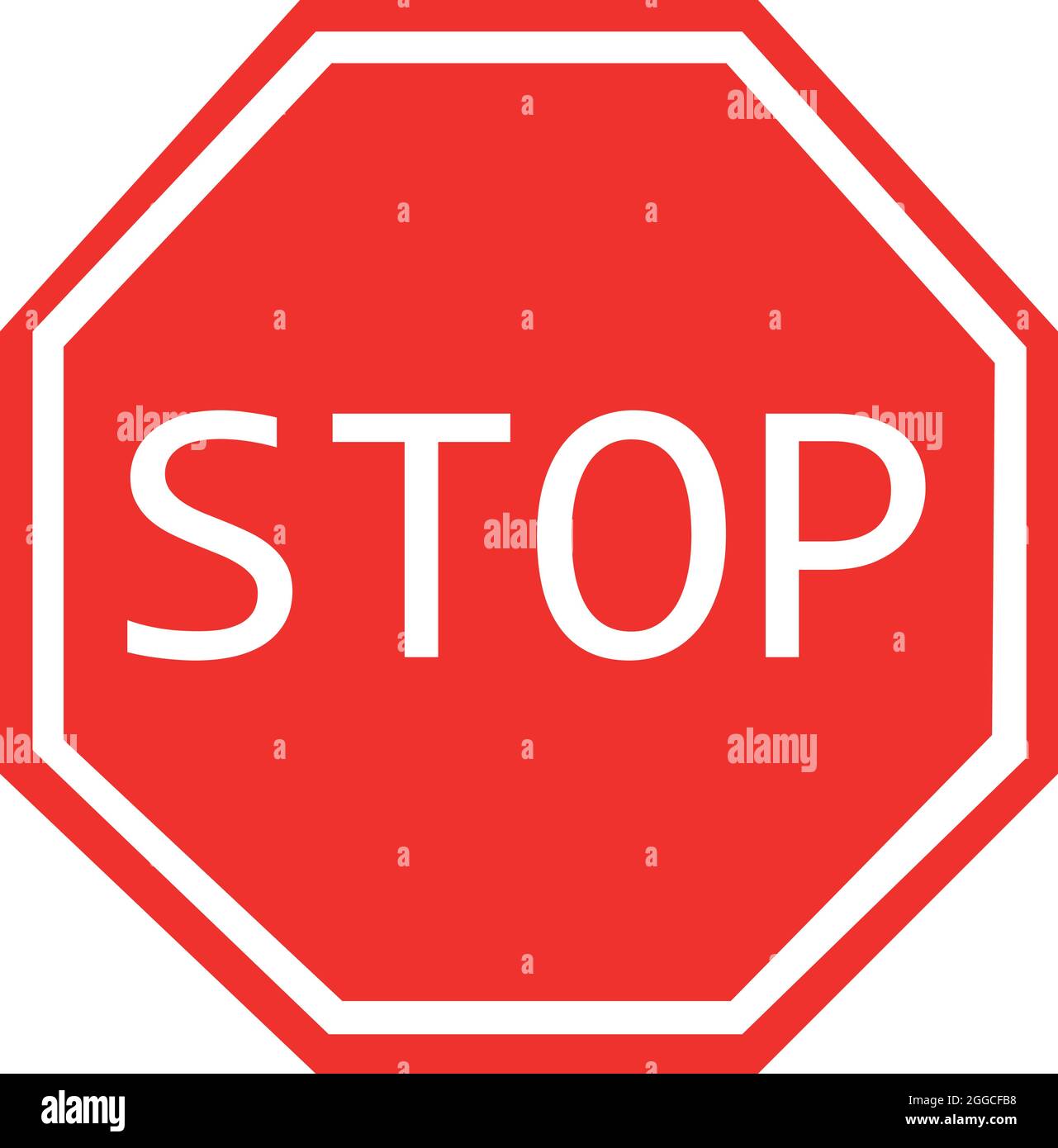 Vector illustration of traffic sign stop sign Stock Vector Image & Art ...
