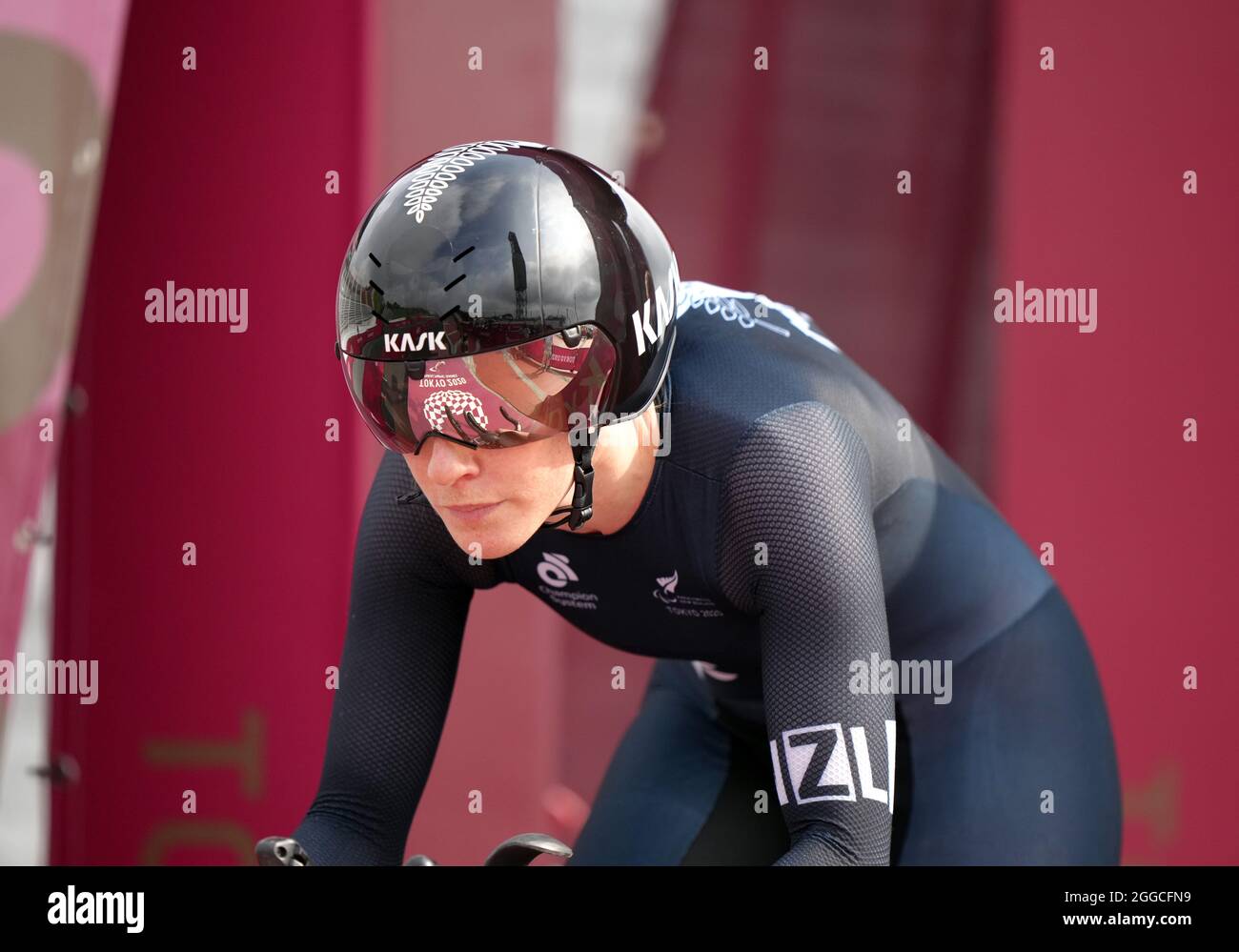 New Zealand's Nicole Murray in the Women's C5 Time Trial at at Fuji ...