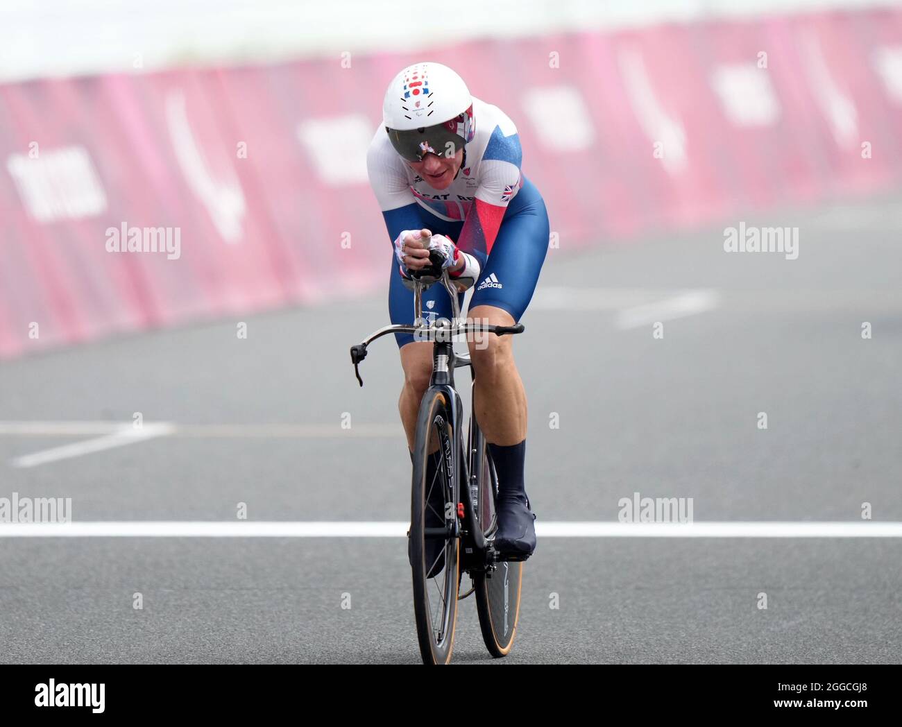 Great Britain's Sarah Storey in the Women's C5 Time Trial at Fuji ...