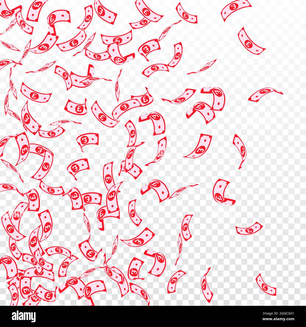 British bank notes falling Stock Vector Images - Alamy