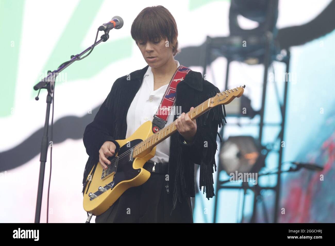 London UK 30th August 2021 - Liz Lawrence performance at All Points ...