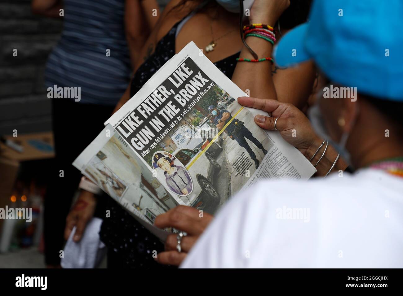 New York, USA. 30th Aug, 2021. Dozens march through the streets one day ...