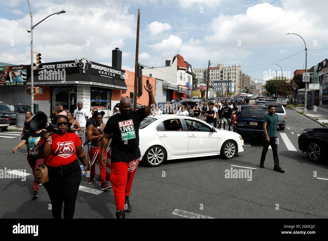 New York, USA. 30th Aug, 2021. Chevon Newsome and Hawk Newsome attend ...