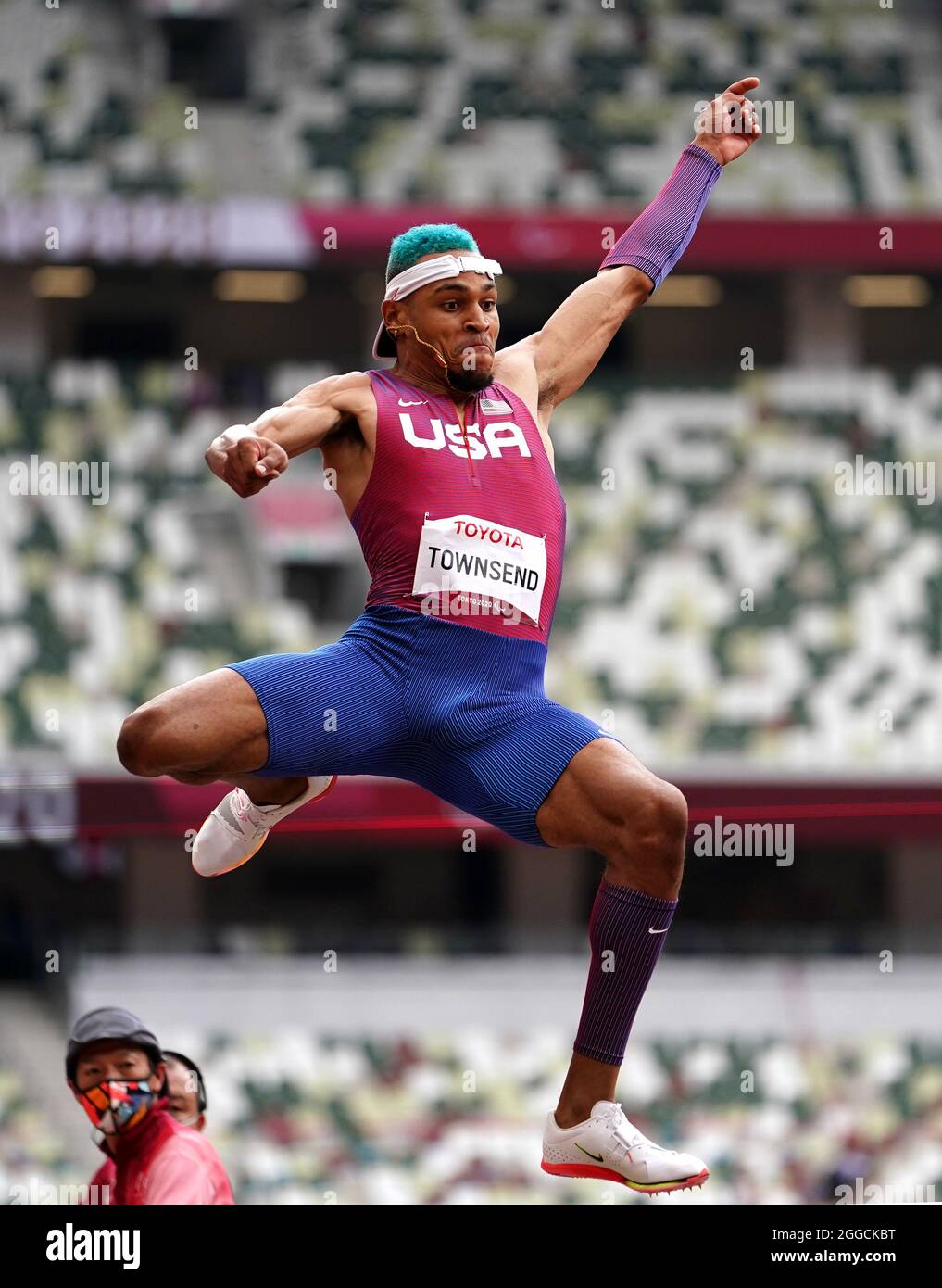 USA's Roderick Townsend in the Men's Long Jump T47 Final at Olympic ...