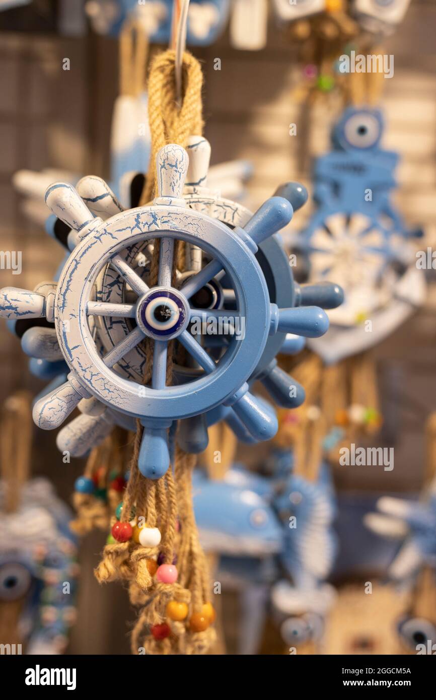 Ship rudder decoration, sales and marketing Stock Photo - Alamy