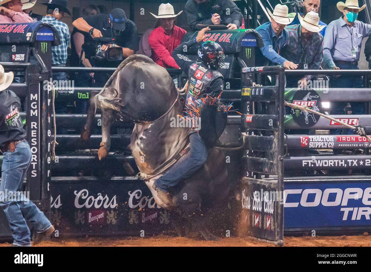 Fort Worth, Texas, USA. 29th Aug, 2021. Professional Bull Riders in ...