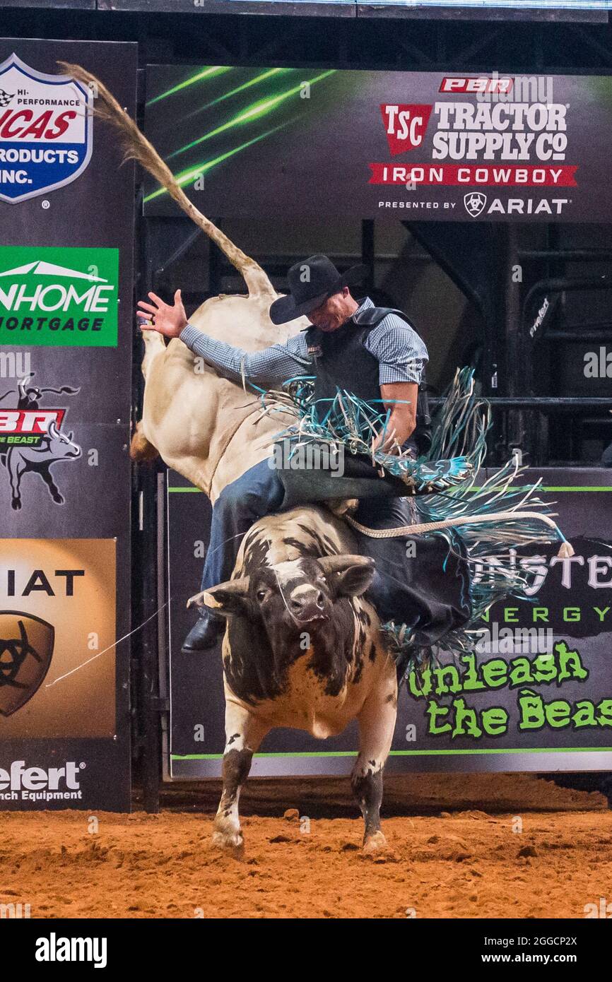 Fort Worth, Texas, USA. 29th Aug, 2021. Professional Bull Riders in ...
