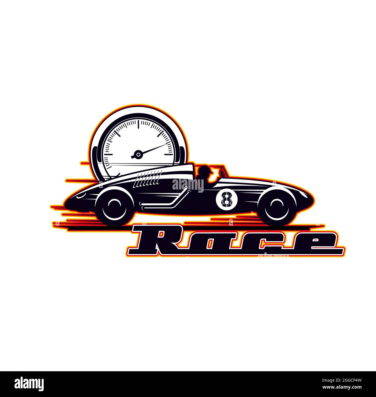 Drag Racing Team Logo Design