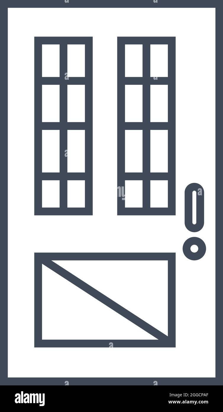 front door icon Stock Vector Image & Art - Alamy