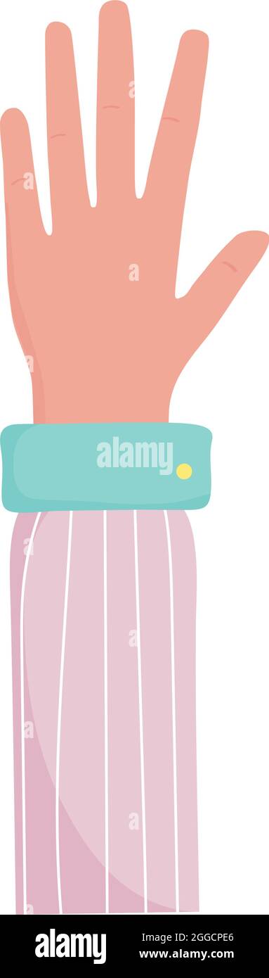 Human hand front side Stock Vector Image & Art - Alamy