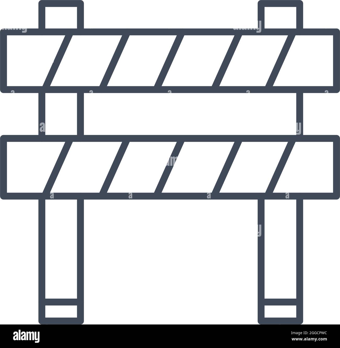 construction barrier icon Stock Vector Image & Art - Alamy