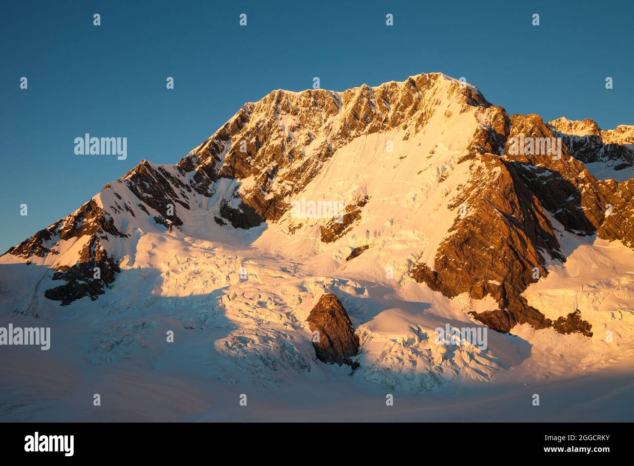 Face Mount Cook As Day Breaks On The East Face Of Aoraki/Mount Cook