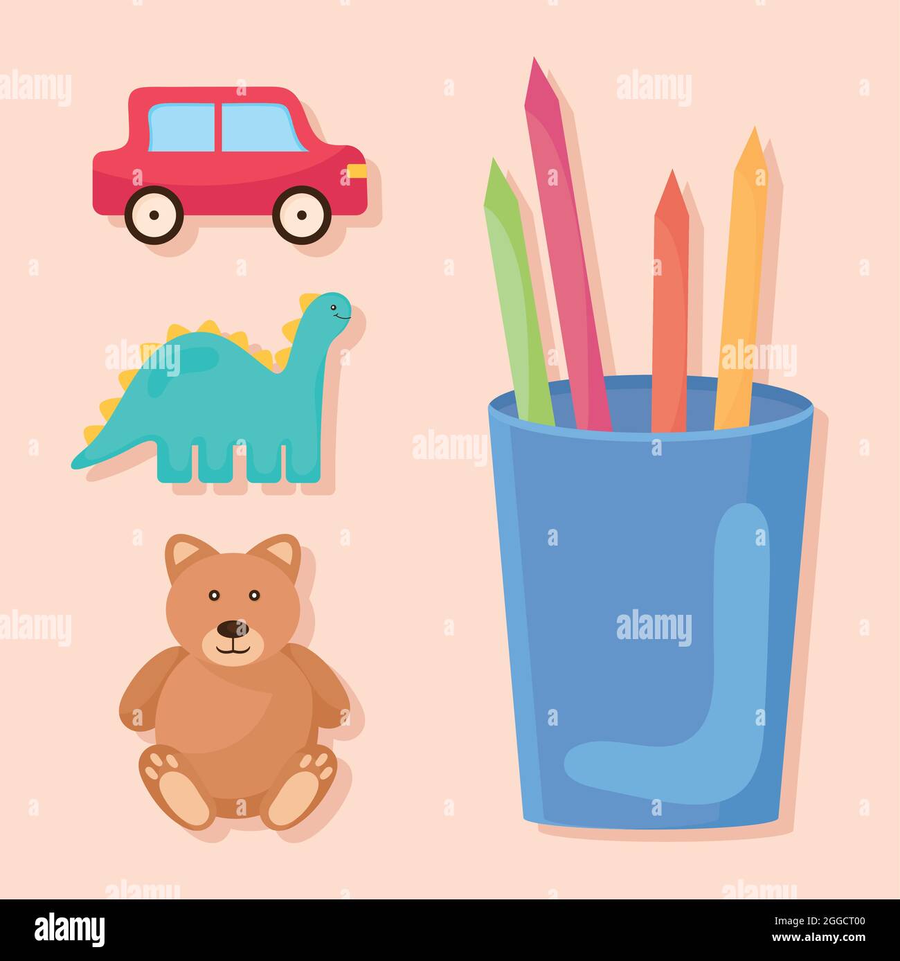 Toys symbol set Stock Vector Image & Art - Alamy